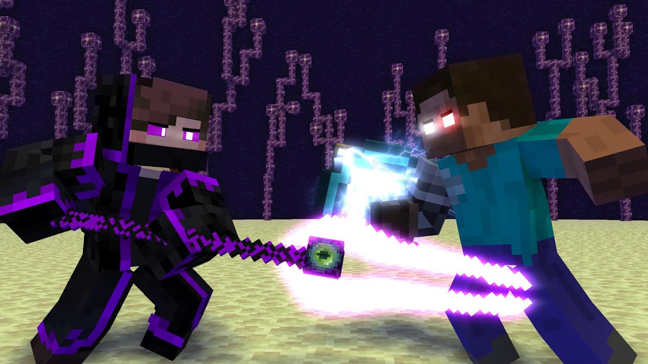 "No Rival" - MGB #2 Minecraft Animation - Sancho vs Herobrine - YouTube