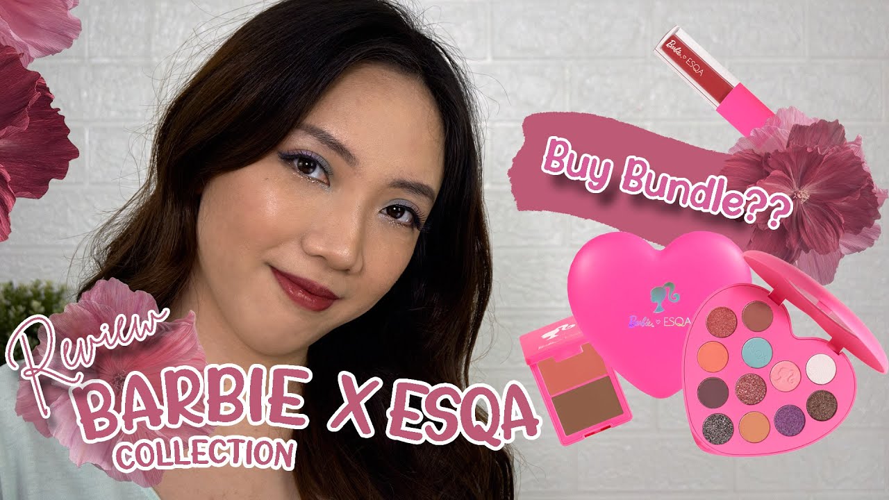 Barbie X ESQA Review Collection + Swatches All Eyeshadow, Blush Contour ...