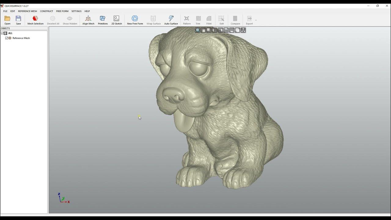 QS Tutorials: Importing Meshes - How to do 3D Reverse Engineering with QUICKSURFACE - YouTube