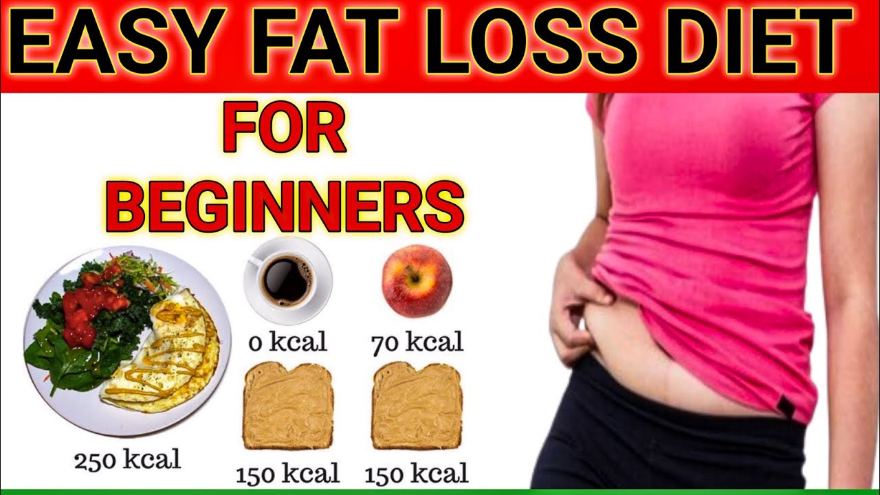 Easy Fat Loss Diet For Beginners||jass fitness || - YouTube