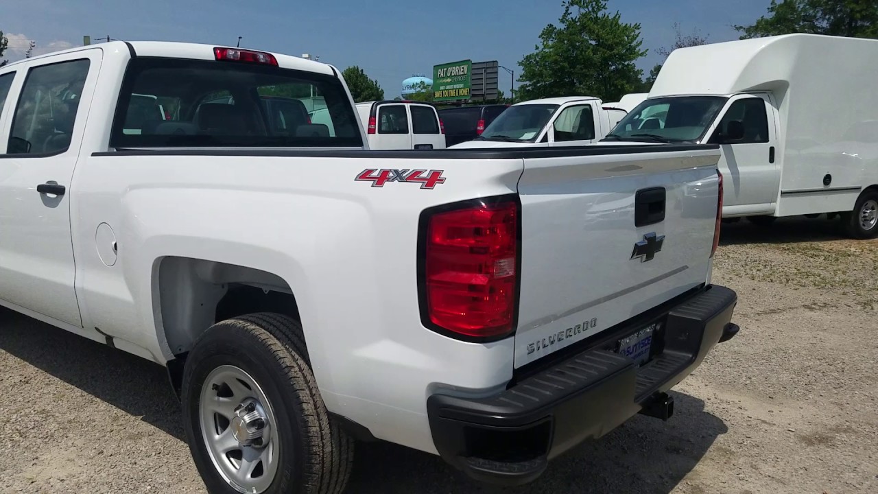 2017 Chevy Silverado 1500 Crew Cab WORK TRUCK - Summit White - Full ...