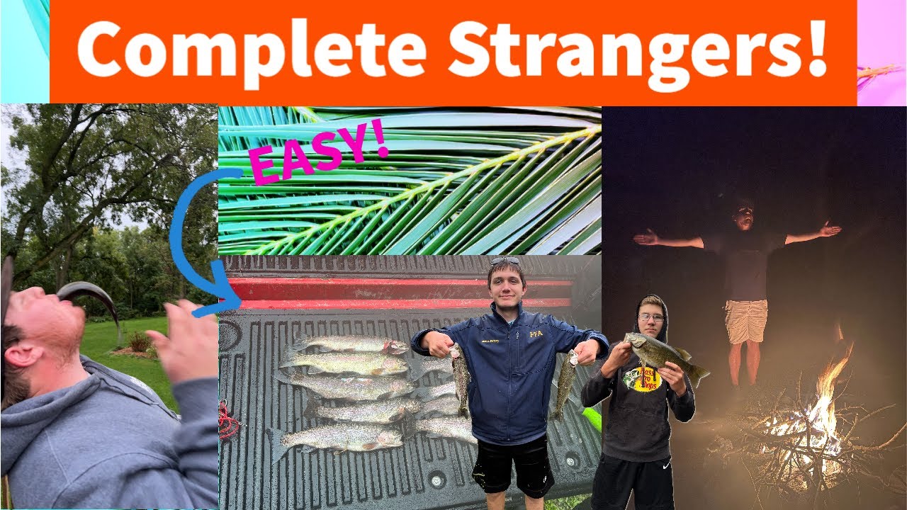 Catching HUGE FISH with STRANGERS! - YouTube