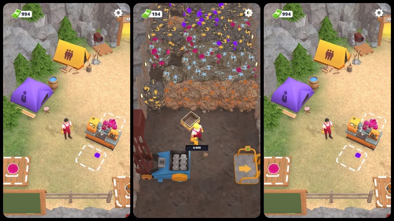 Mine & Shine Game Gameplay Android - YouTube