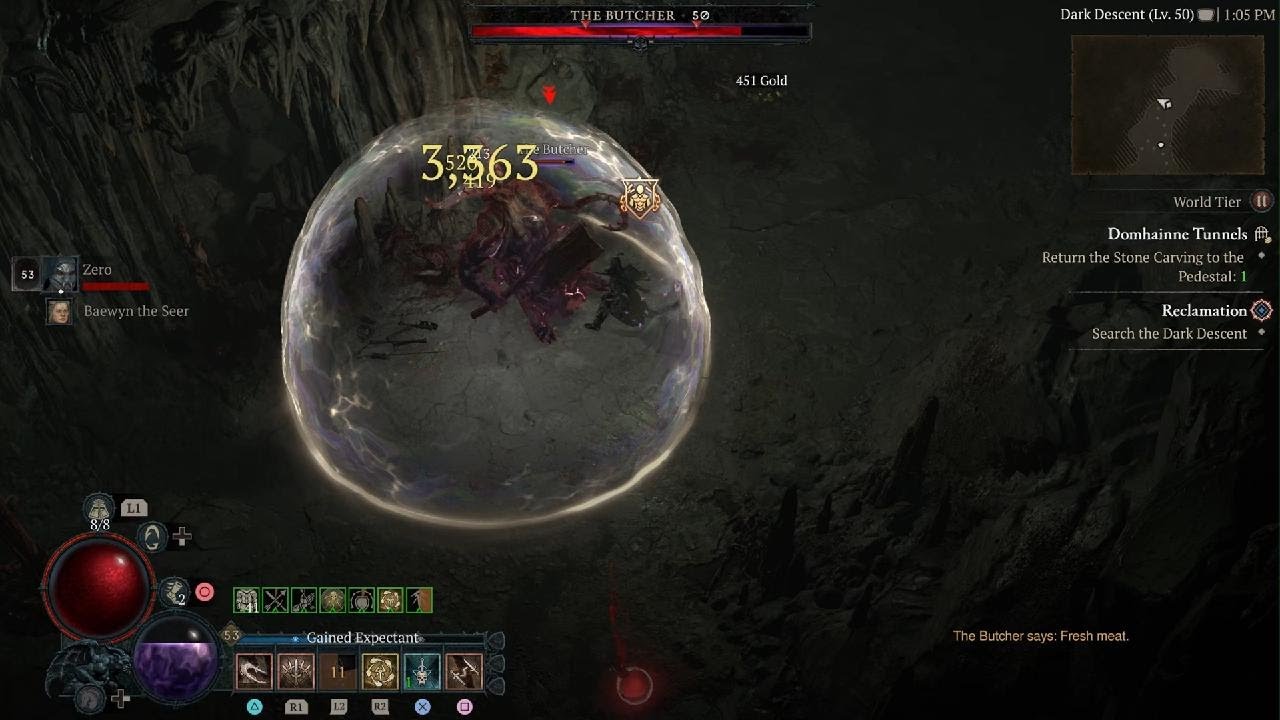 A boss health bar appears in a non-boss location 😂😨 | The Butcher ...