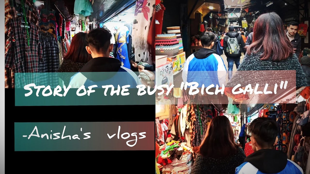 Story of the busy "BICH GALLI" || Darjeeling || ANISHA THAKURI ft Xorem ...