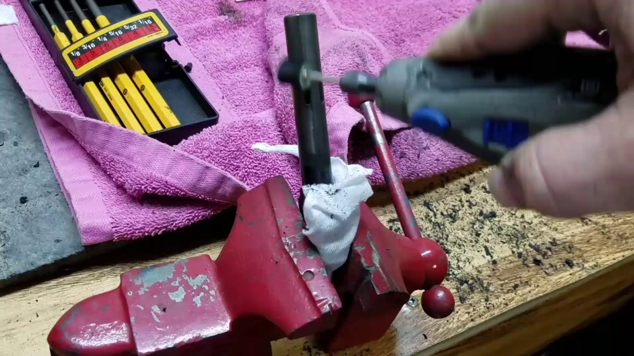 Polishing Glock 22C barrel and parts - YouTube