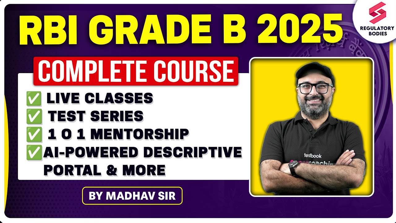 RBI Grade B 2025 Course | RBI Grade B 2025 Complete Course by Testbook ...