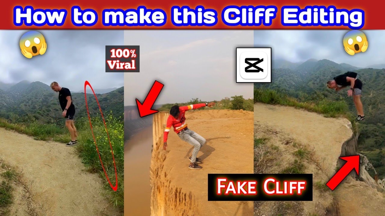 How to create fake cliff of the edge editing | Viral Editing Tutorial ...
