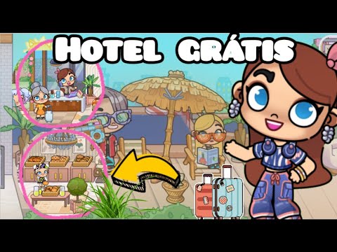 😱 NOVO HOTEL grátis no AVATAR WORLD/como decorar hotel/How to create ...