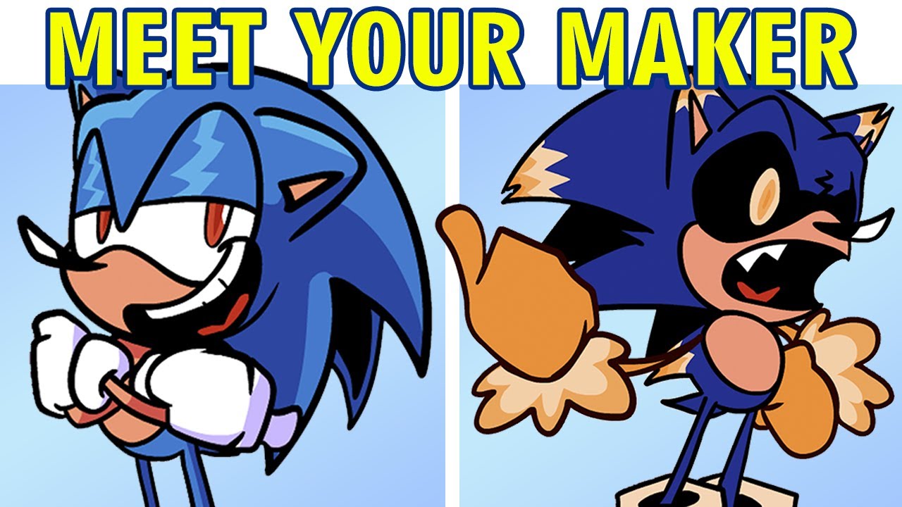 Friday Night Funkin VS Sonic.EXE Meet Your Maker x SNC.ROM (FNF MOD ...