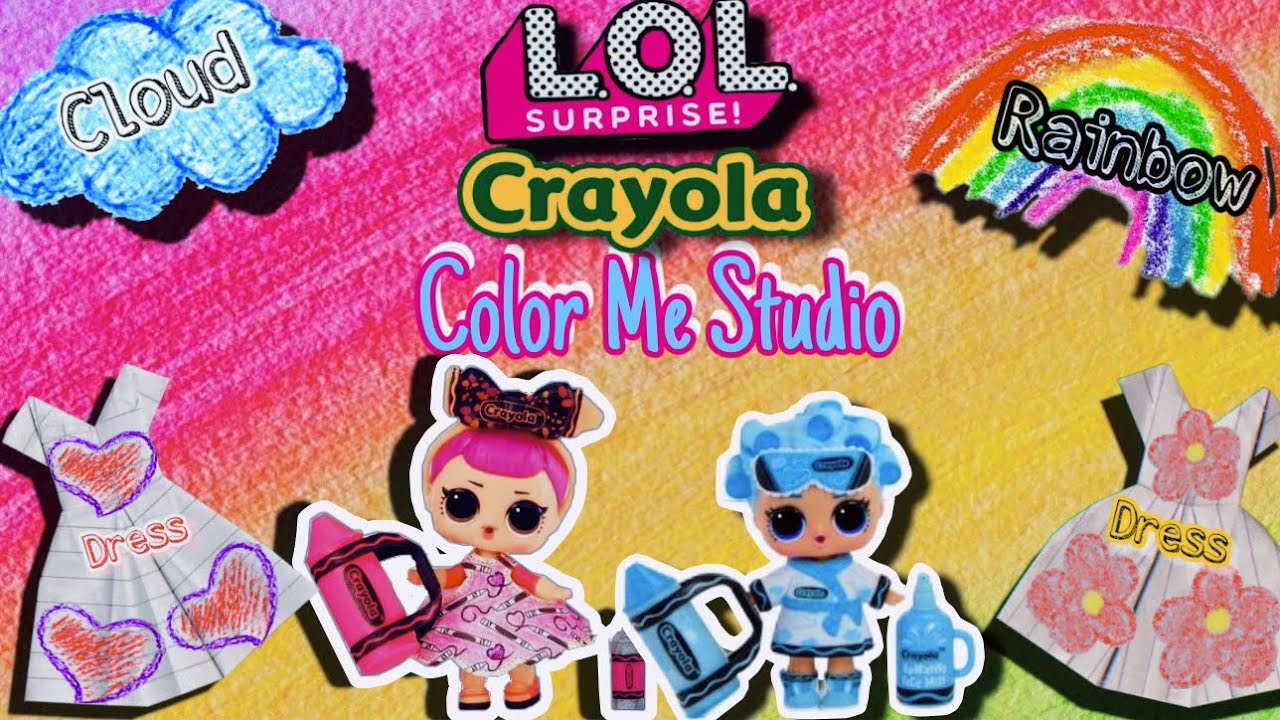 Unboxing LOL Surprise Loves Crayola & Color Me Studio| Adult Collector ...