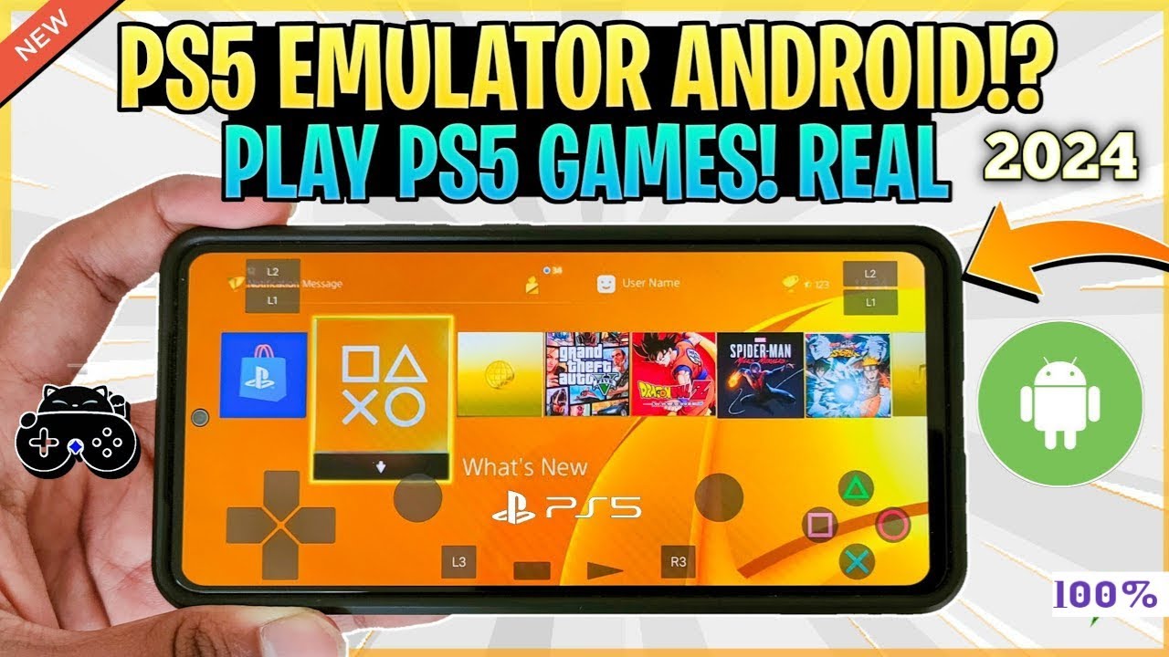 NEW! 🔥 PLAY ALL PS5 GAMES ON ANDROID | PS5 EMULATOR FOR ANDROID!? WITH ...
