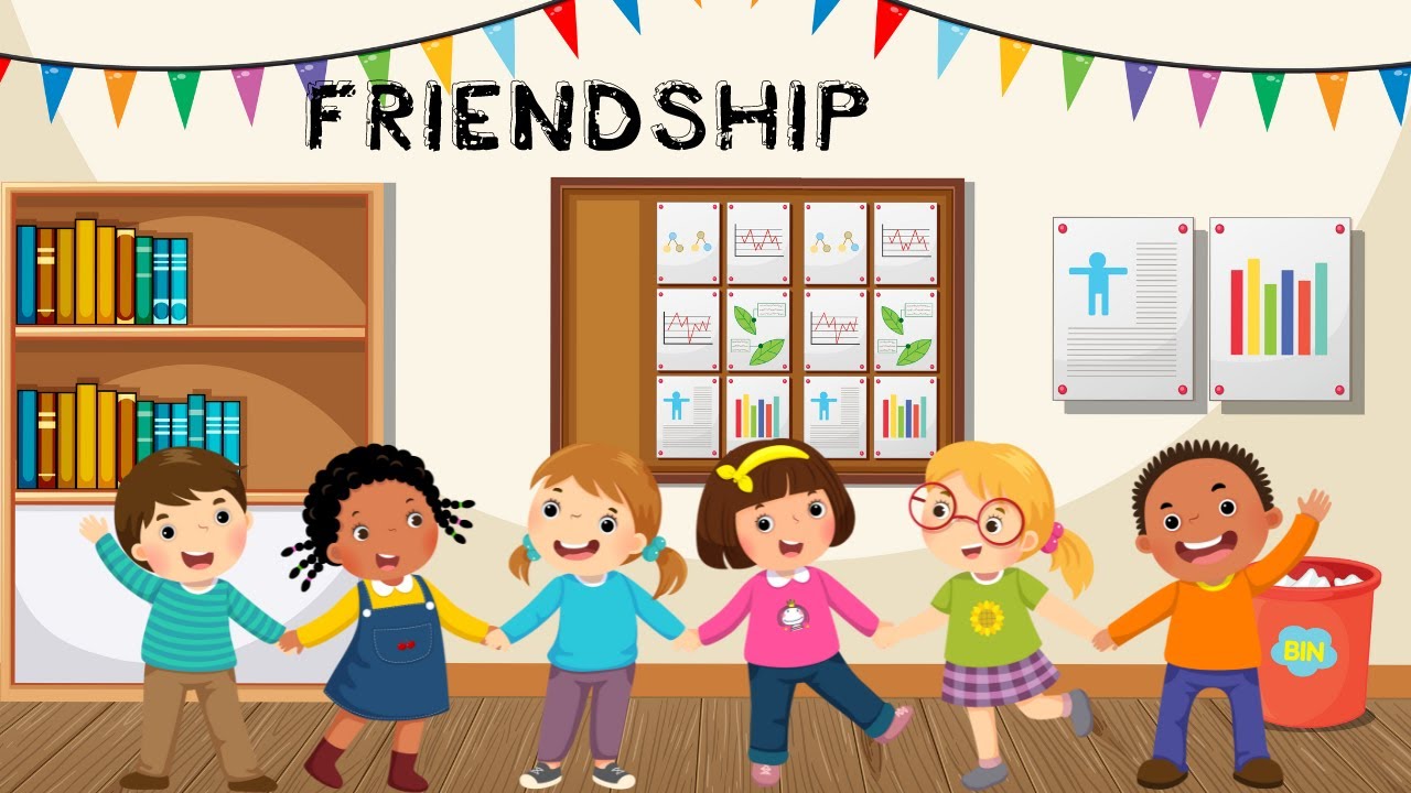 Friendship Song for Kids 👫 | Heartwarming Poem About Friends | Kids ...