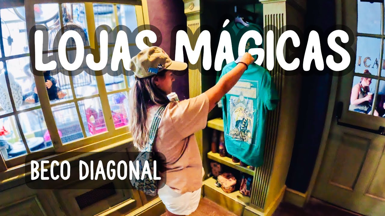 Beco Diagonal no Universal Studios 🧙‍♂️ Tour pelas lojas de Harry ...
