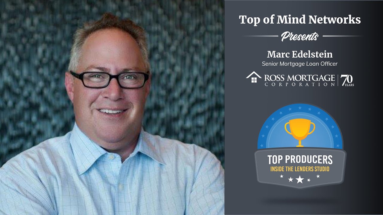 Inside the Lenders Studio: Marc Edelstein | Ross Mortgage - YouTube