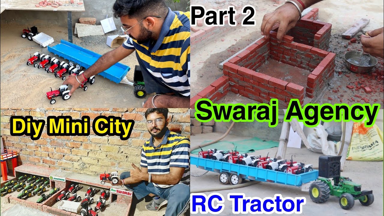 Diy Mini City For Tractor Models Part 2 @MrPenduCreator - YouTube