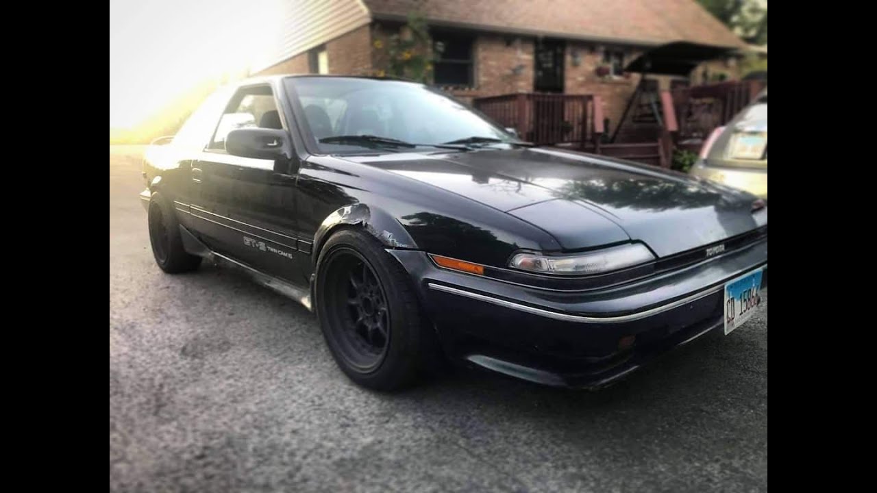The Corolla finally runs!! The next plans 1988 Toyota Corolla GTZ Levin ...