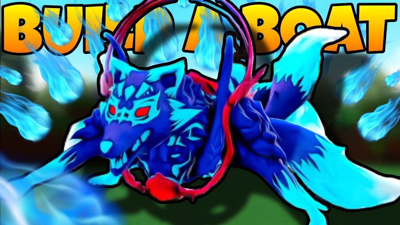🍑INVOQUEI a KITSUNE de BLOXFRUITS DENTRO DO BUILD A BOAT!! - YouTube