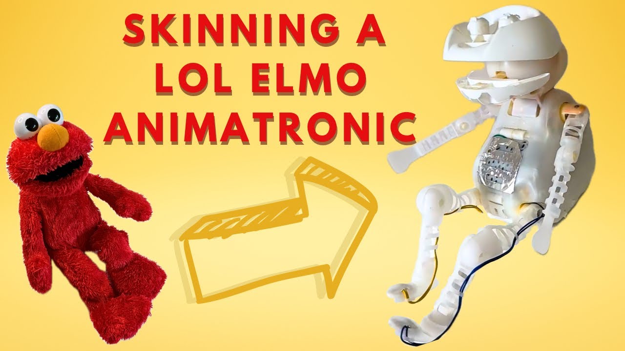 Skinning A LOL Elmo Animatronic - YouTube