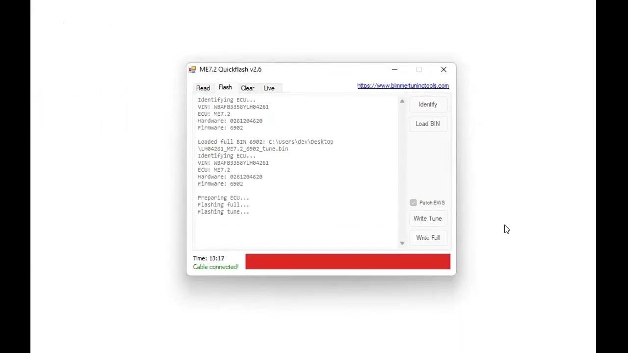 ME7.2 Quickflash - Bosch ME7.2 ECU Flash Tool with EWS IMMO Delete - YouTube