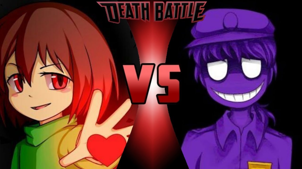 Chara vs Purple Guy (UNDERTALE vs FNAF) | ¿quien ganaría? - YouTube