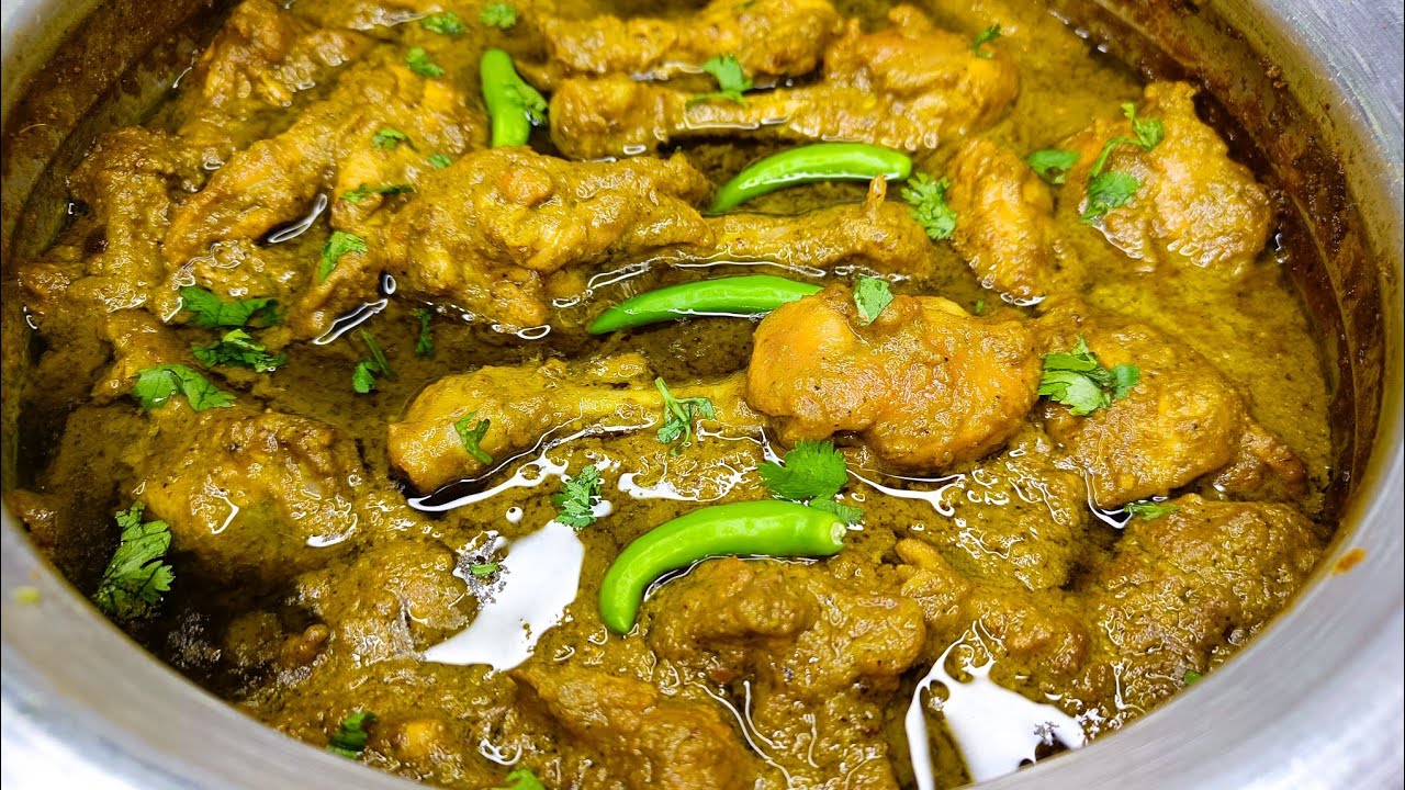 Chicken Hariyali Curry | Green Chicken Recipe | Easy Murg Hara Masala ...