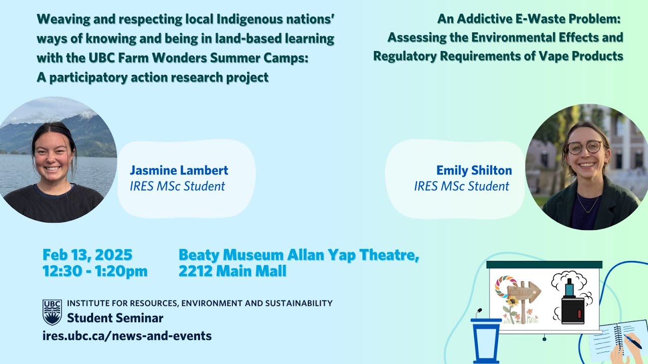 February 13, 2025: IRES Student Seminar with Jasmine Lambert and Emily Shilton - YouTube