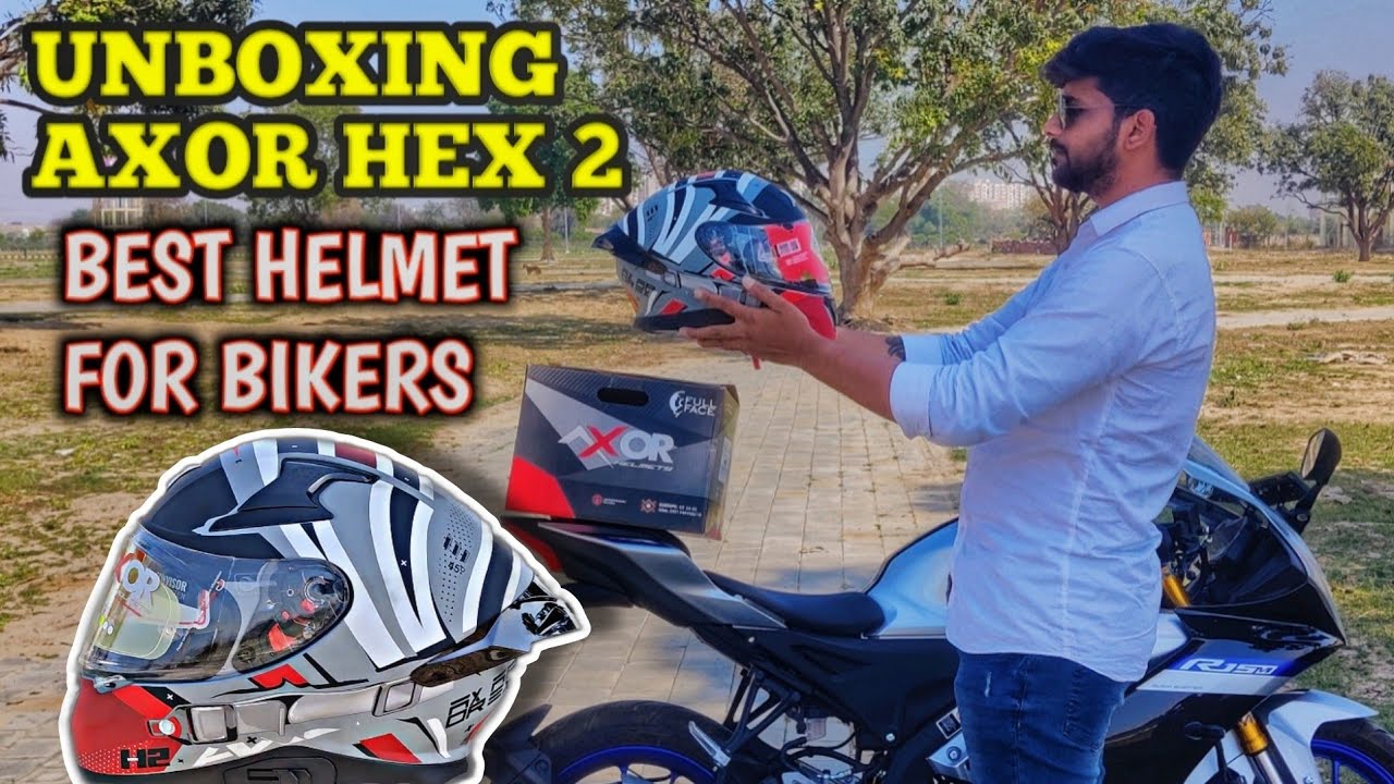 UNBOXING AXOR HEX 2 😍 | Best Helmet For Bikers | Rishitosh Rana - YouTube
