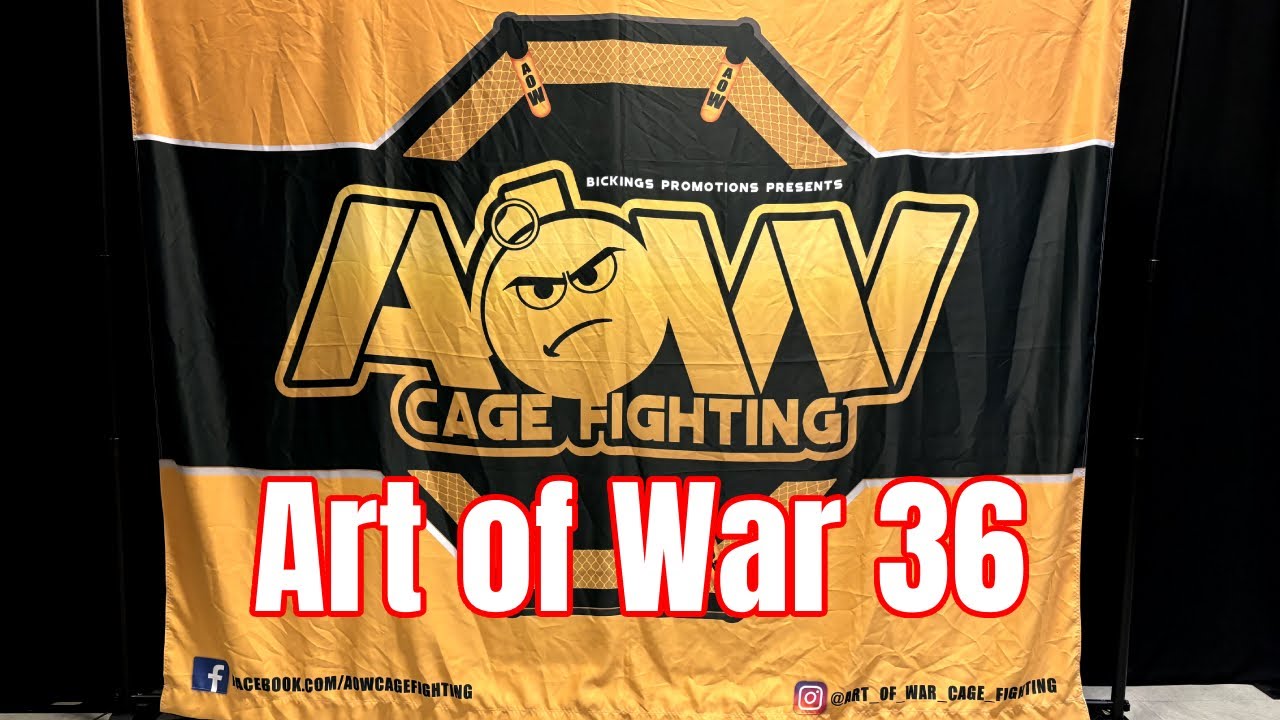 Art of War Cage Fighting 36 ft Anthony Dill, Joey Milano, Nikoloz ...