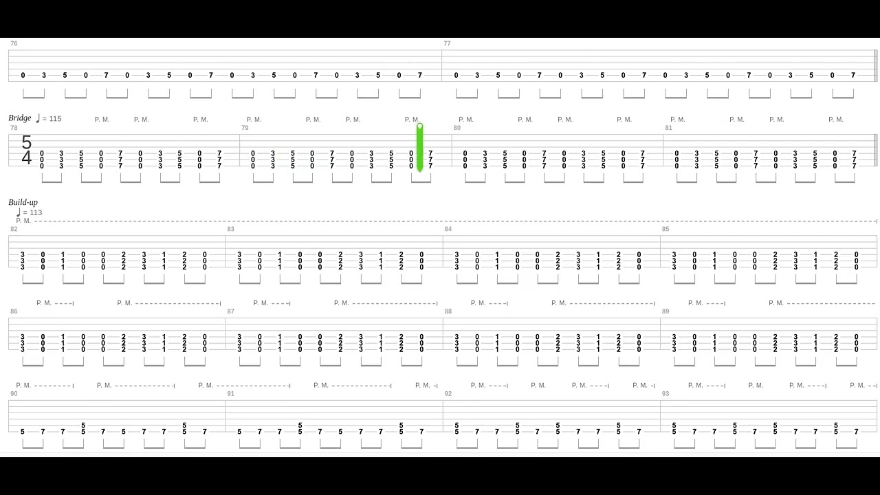 The Patient Tab by Tool + Guitar only + Guitar tab - YouTube
