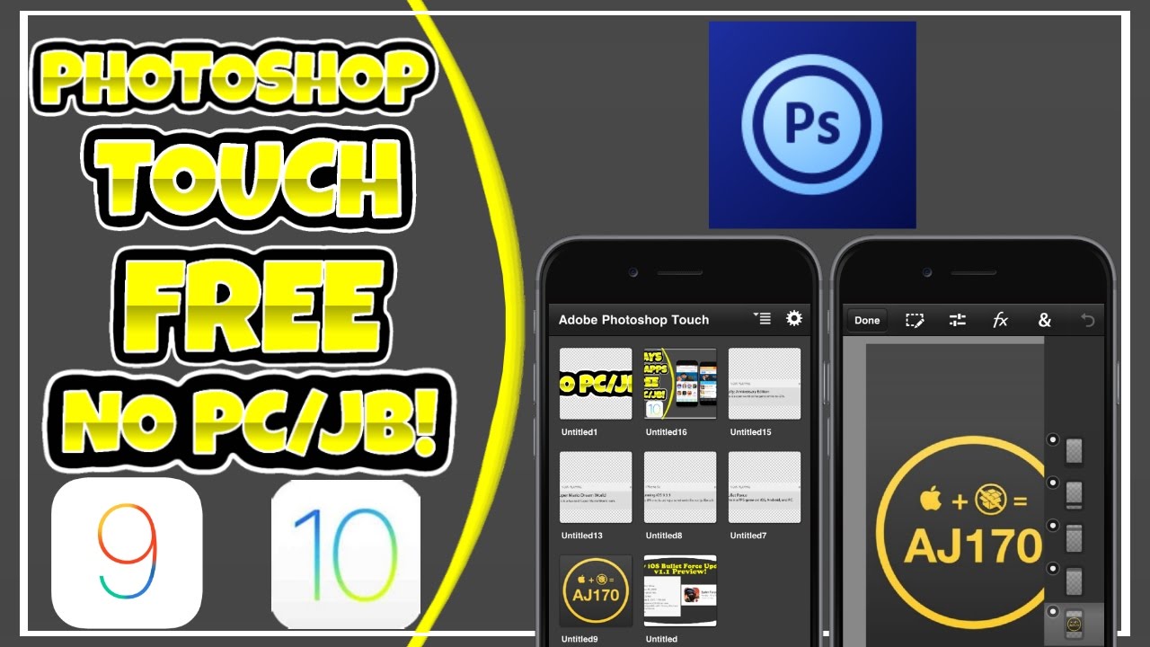 [New]How To Get PS Touch On iOS 10/9/8! NO PC/JB! FREE! - YouTube
