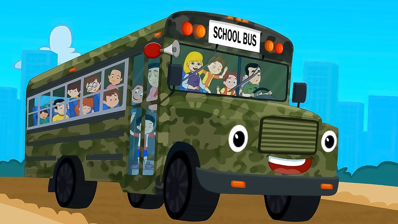 Roues Dans le Bus + Plus Véhicules Rimes et Vidéos de Dessins Animés ...