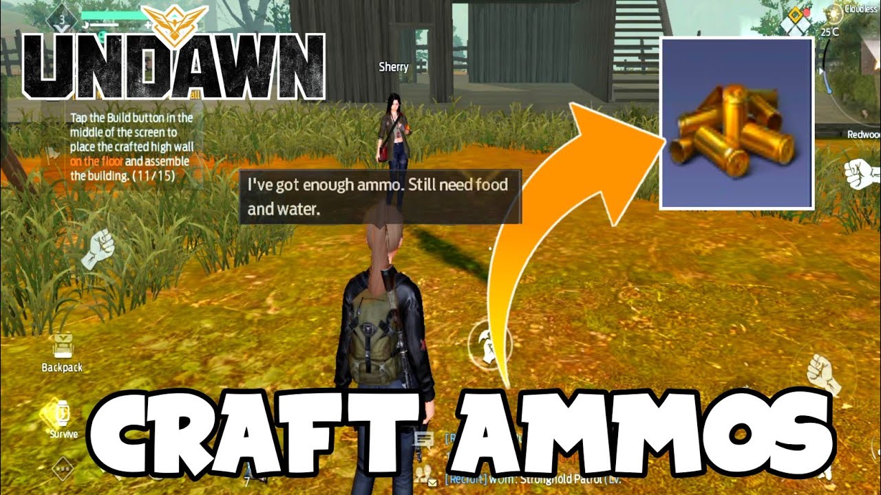 How to craft ammo's in undawn mobile| Undawn Global - YouTube