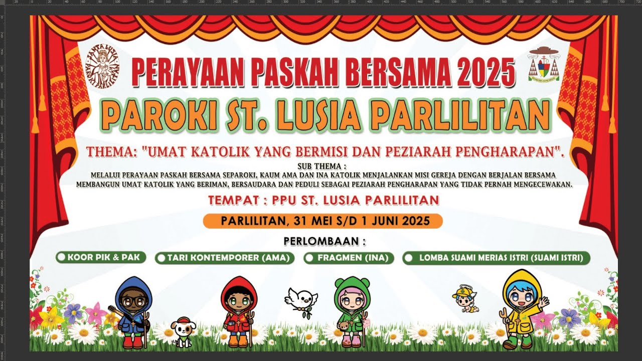 PERAYAAN PASKAH BERSAMA 2025 PAROKI ST.LUSIA PARLILITAN - YouTube