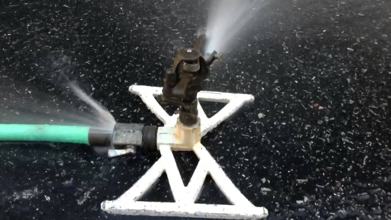 Vintage Old School Rain Bird Impact Water Yard Sprinkler ...