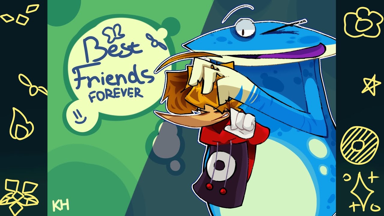 Best Friends Forever!! - Rayman Origins Speedpaint - YouTube