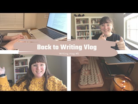 Back to Writing Vlog // Prepping for Camp NaNo (sorta) // writing vlog #5