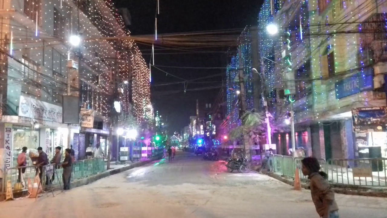Night view of diwai \ dipawli of Birgunj Nepal. 2077 - YouTube