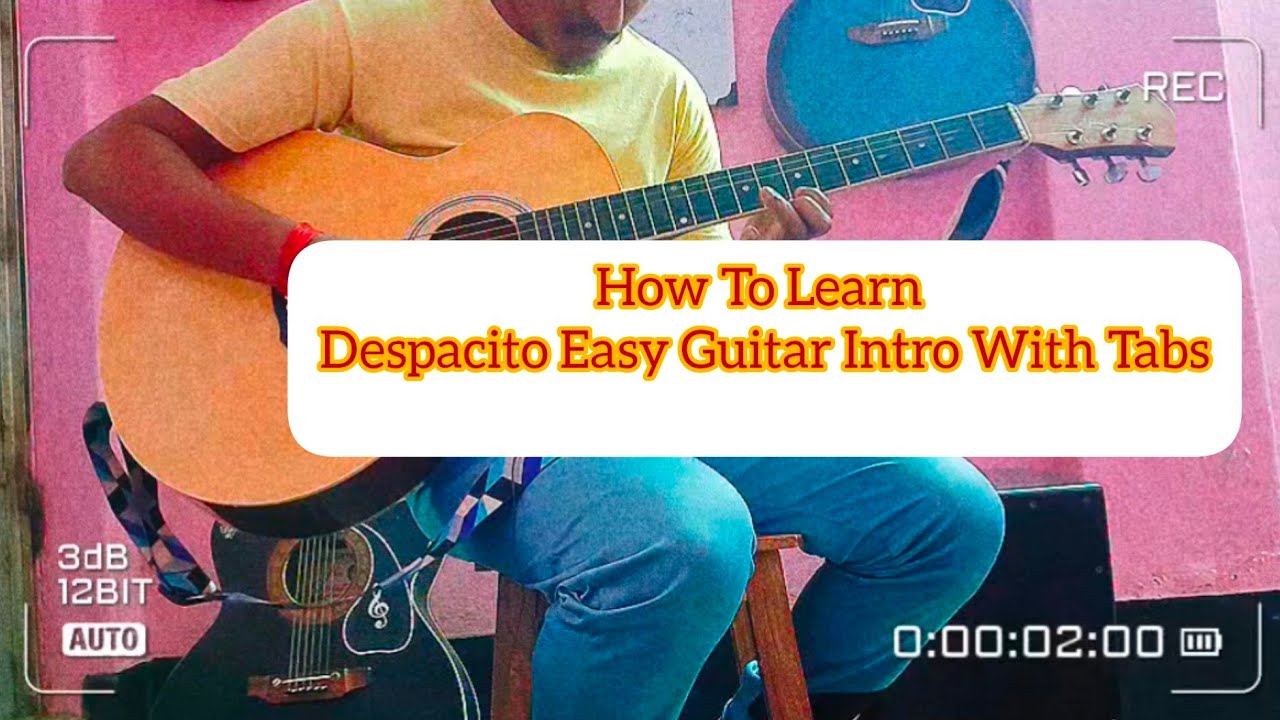 Despacito Complete Guitar Intro With Tabs - Luis Fonsi #guitarshorts# ...