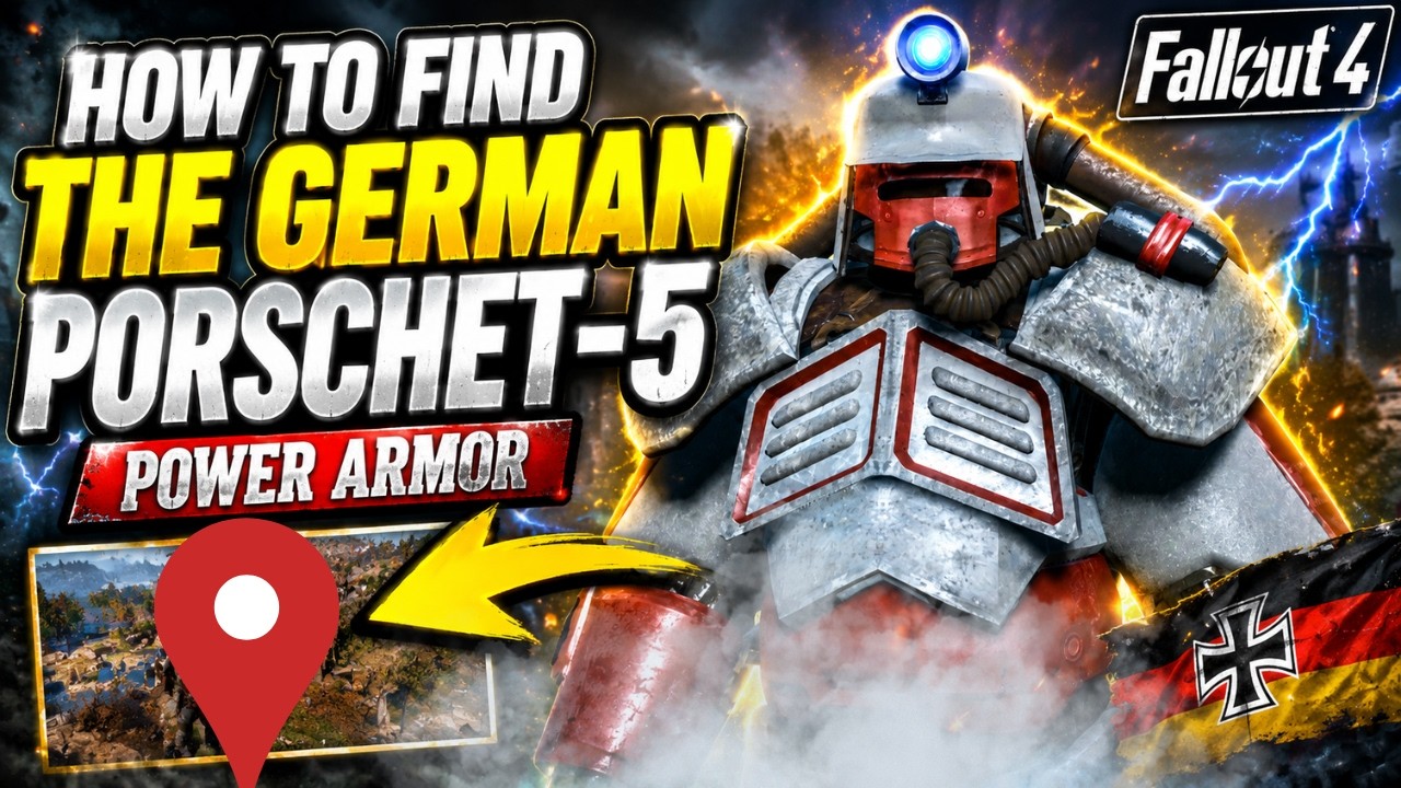 How To Find The German Porshet-5 Power Armor - YouTube