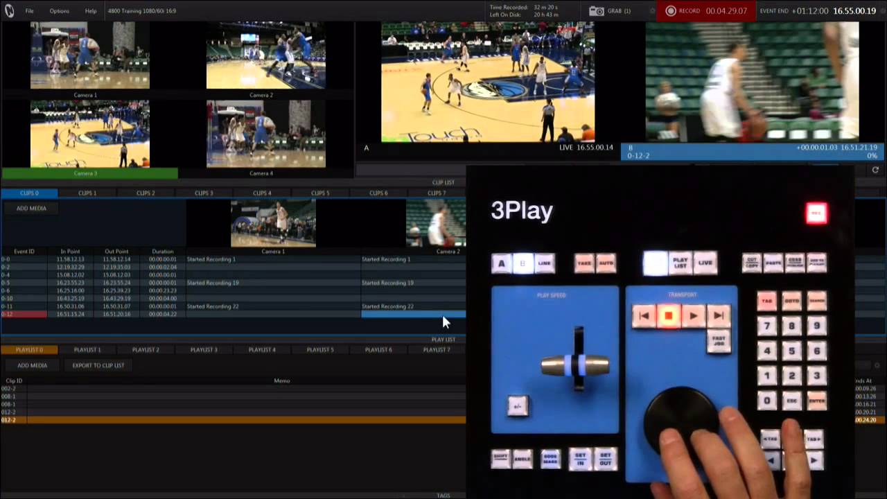 3Play 4800 Advanced Event Creation - YouTube
