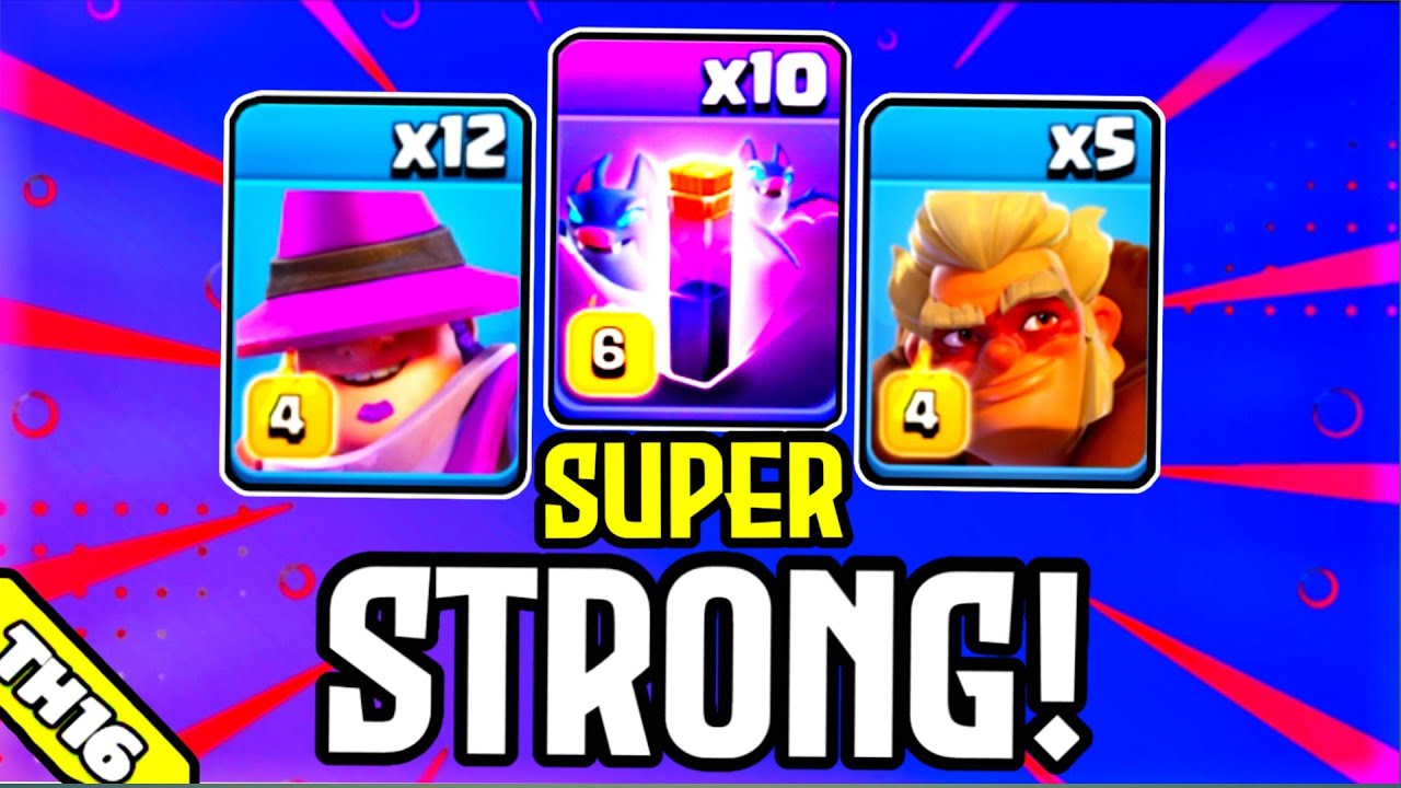 APPRENTICE WARDEN + BATS SPELL = UNSTOPPABLE!!! TH16 Attack Strategy ...
