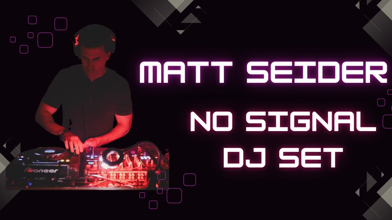 Matt Seider at No Signal: Techno DJ Set - YouTube