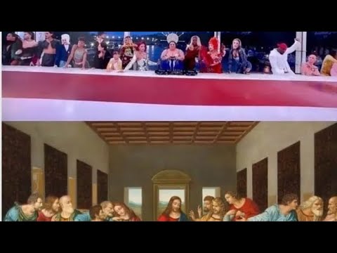 DRAG QUEEN LAST SUPPER,OLYMPICS ALLOW CHRISTIANITY TO BE MOCKED ‼️ ...