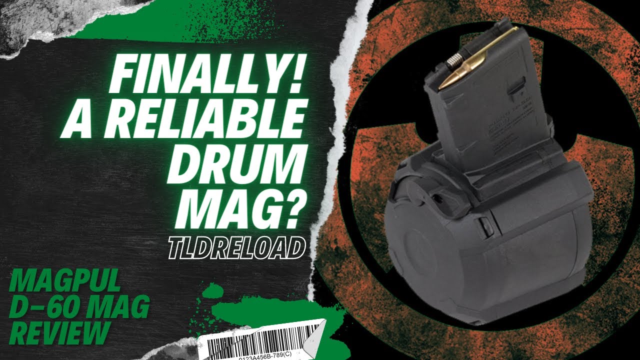 Finally! A RELIABLE Drum Magazine?! - Magpul D-60 Review - YouTube