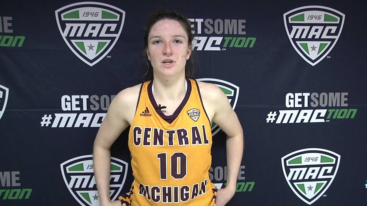 2016 MAC Basketball Tournament Semifinals: Cassie Breen, Central ...
