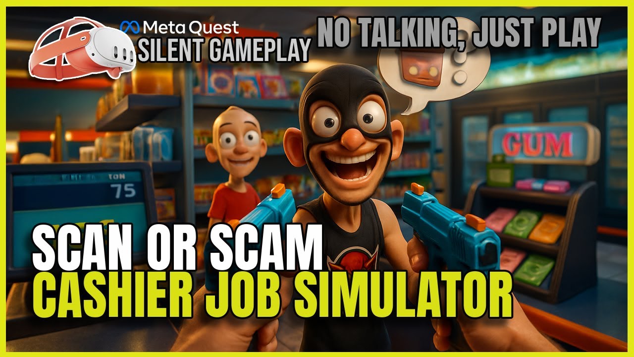 Scan or Scam - Cashier Job Simulator — 30 Minutes VR Gameplay (No ...