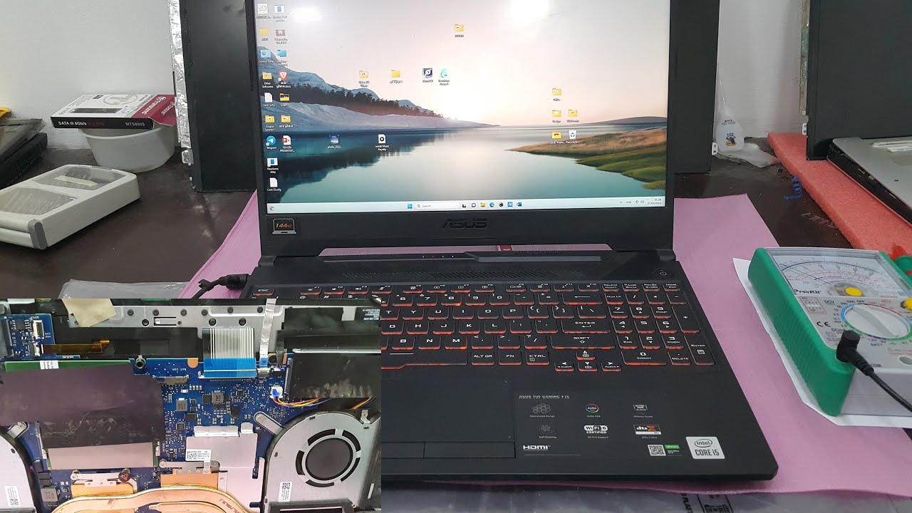 Asus TUF Gaming FX506L Button power Can not power on - YouTube