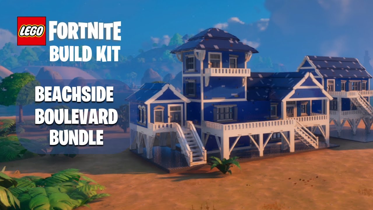 LEGO Fortnite Build Kit - Beachside Boulevard | Sharese - YouTube