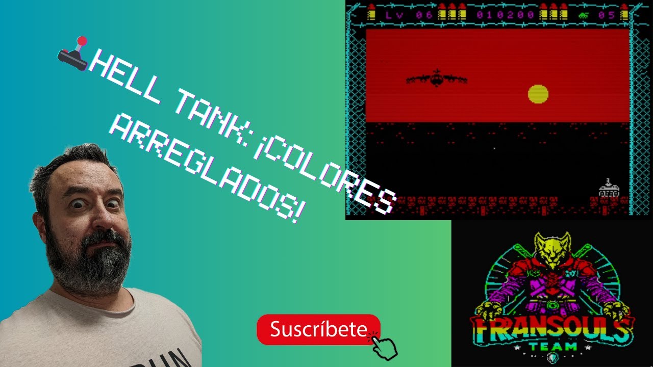 🕹️ Hell Tank en ZX Spectrum: ¡Corrección de colores y acción total! 🚀 ...